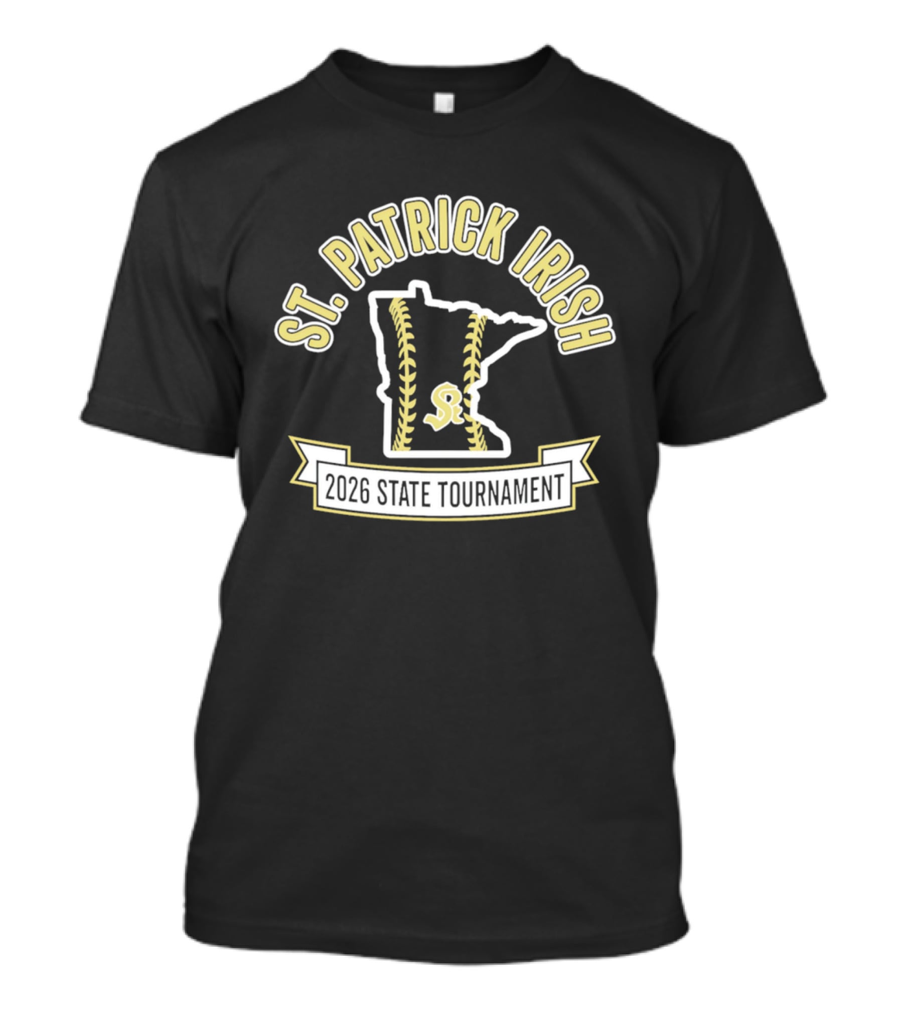 St. Patrick Irish Minnesota 2026 State Tournament Softball T-Shirt