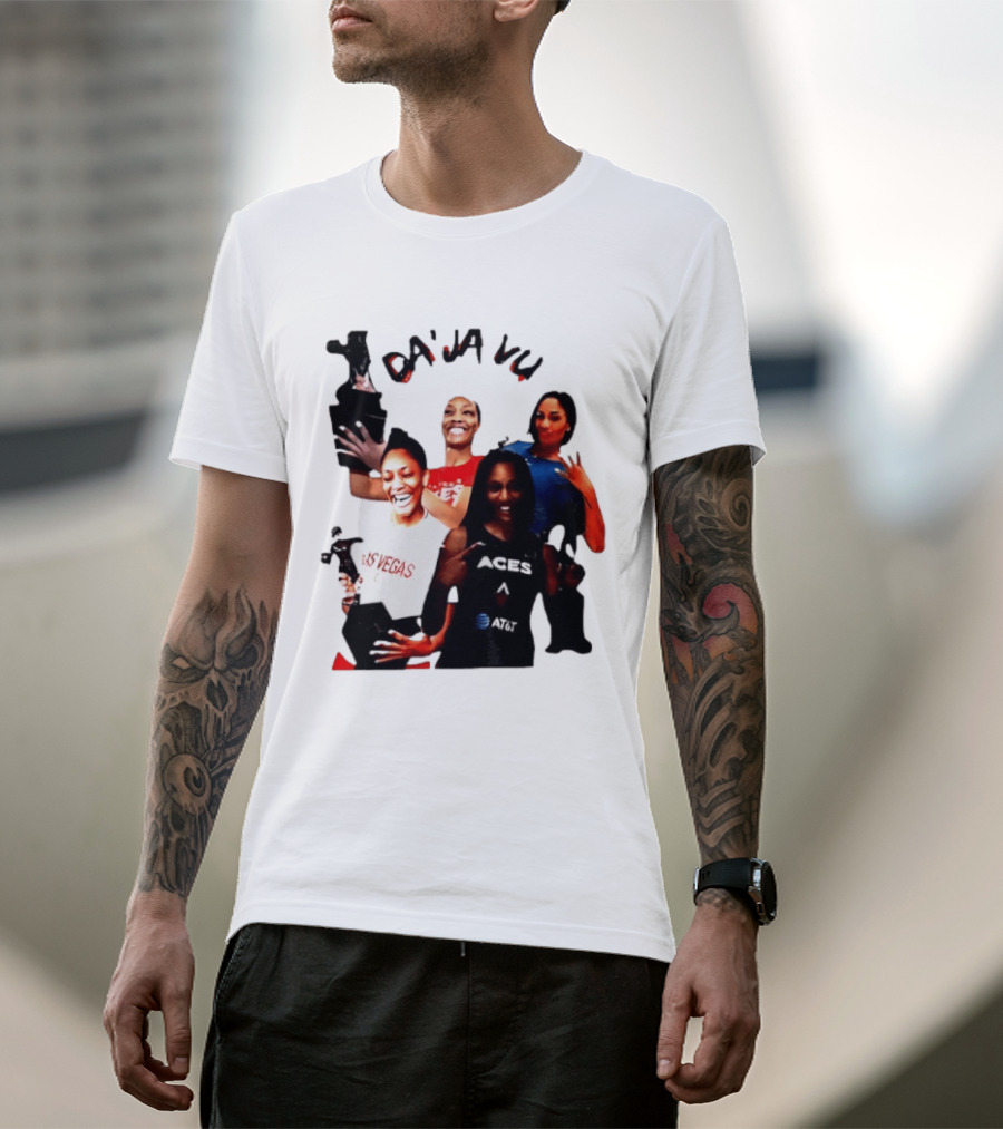 Aja Wilson DA'JA Vu Las Vegas Aces 4X MVP WNBA Legend T-Shirt