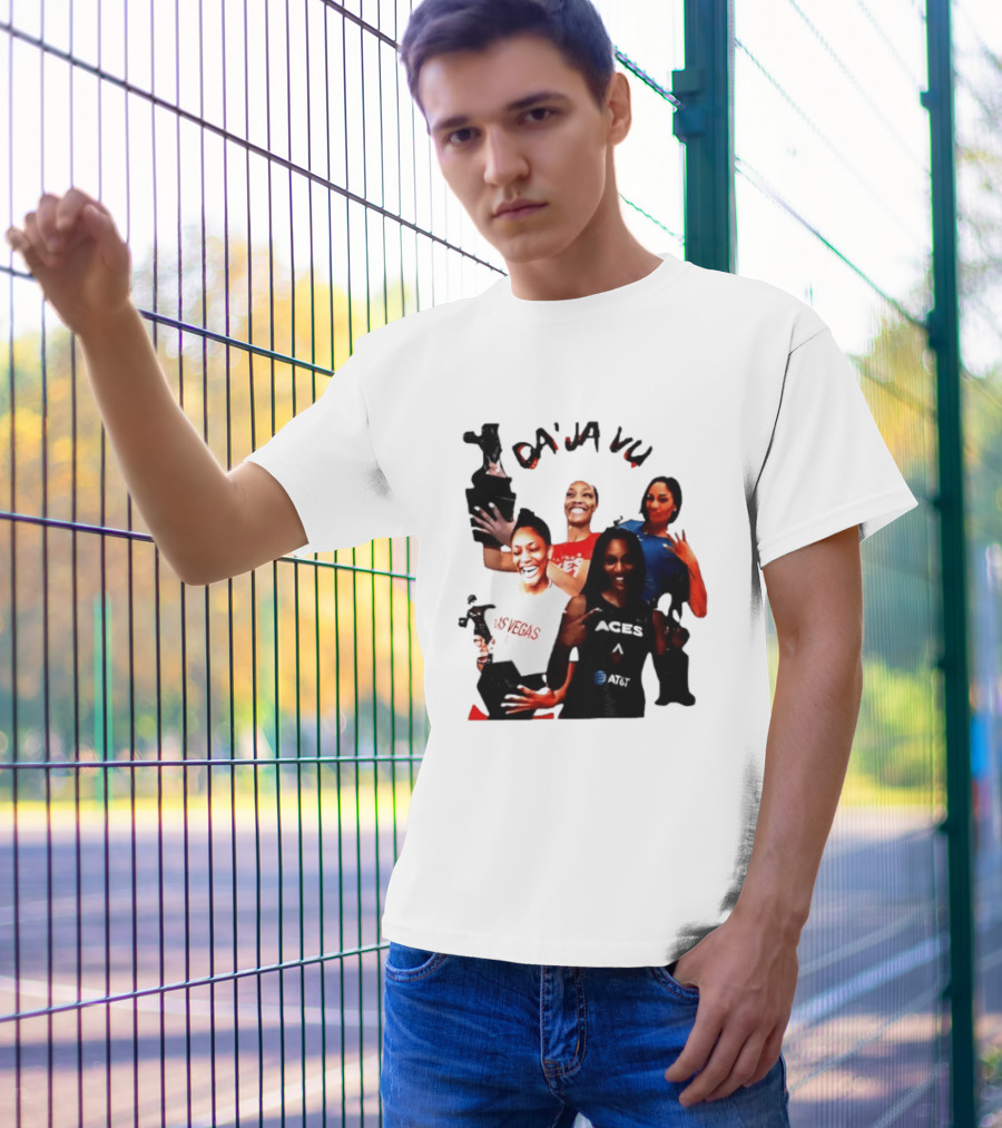 Aja Wilson DA'JA Vu Las Vegas Aces 4X MVP WNBA Legend T-Shirt