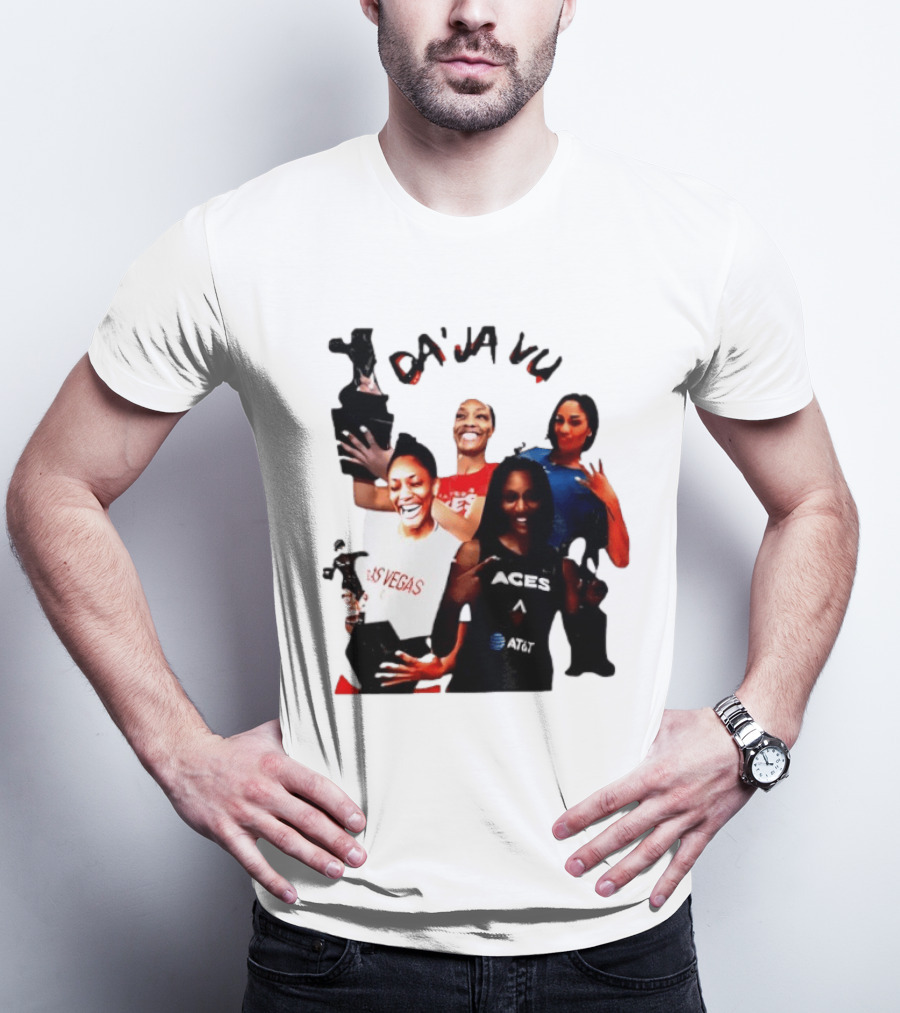Aja Wilson DA'JA Vu Las Vegas Aces 4X MVP WNBA Legend T-Shirt