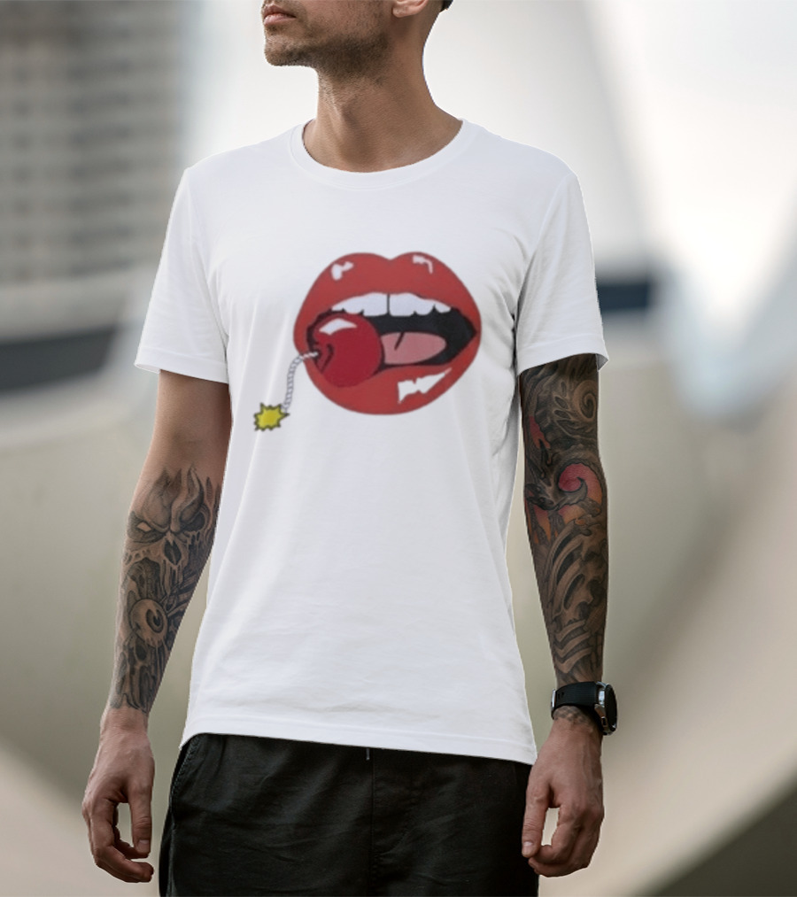 Argylle Aidan Wilde Cherry Lips Bomb T-Shirt