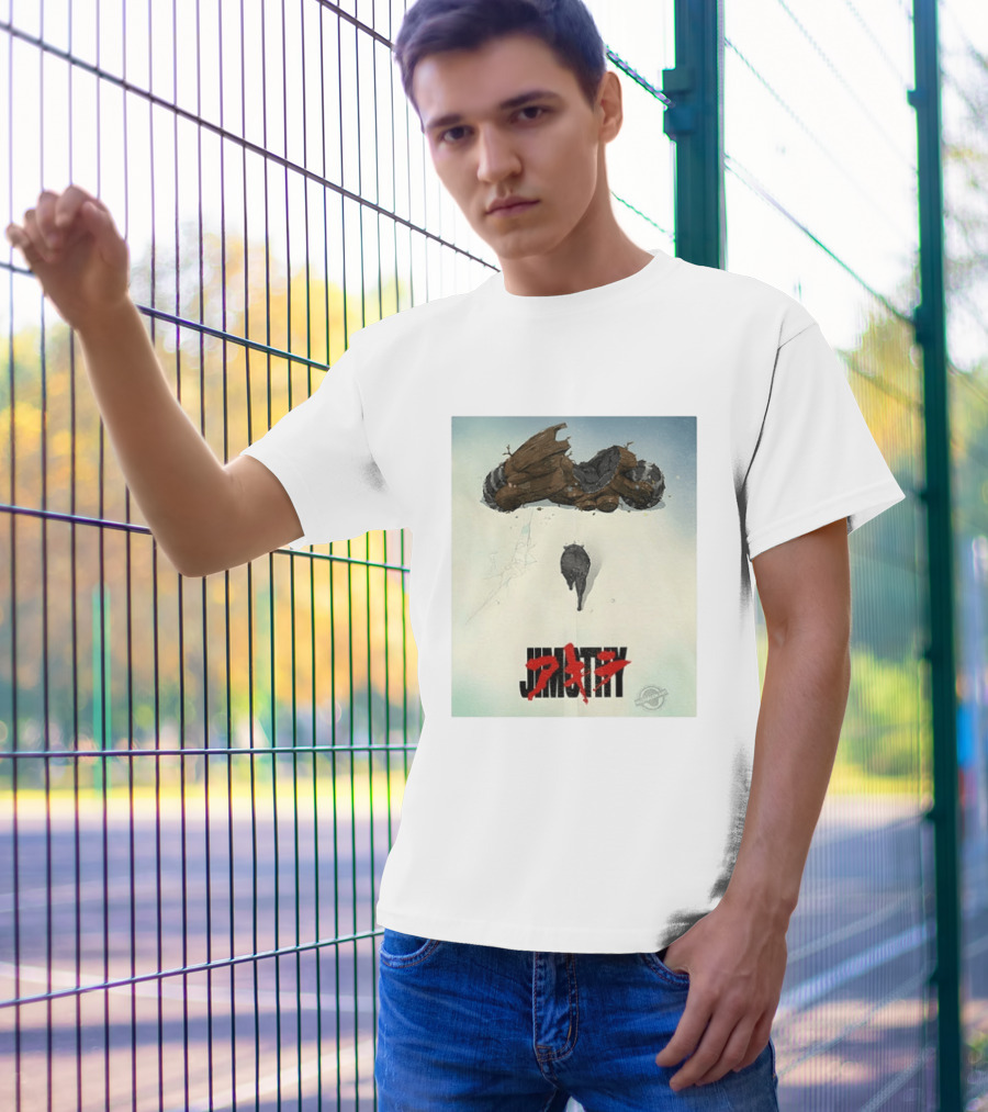 Jimothy Akira Kaneda Bike Homage Neo Tokyo Anime T-Shirt