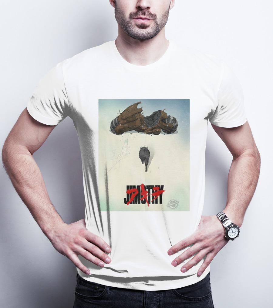 Jimothy Akira Kaneda Bike Homage Neo Tokyo Anime T-Shirt