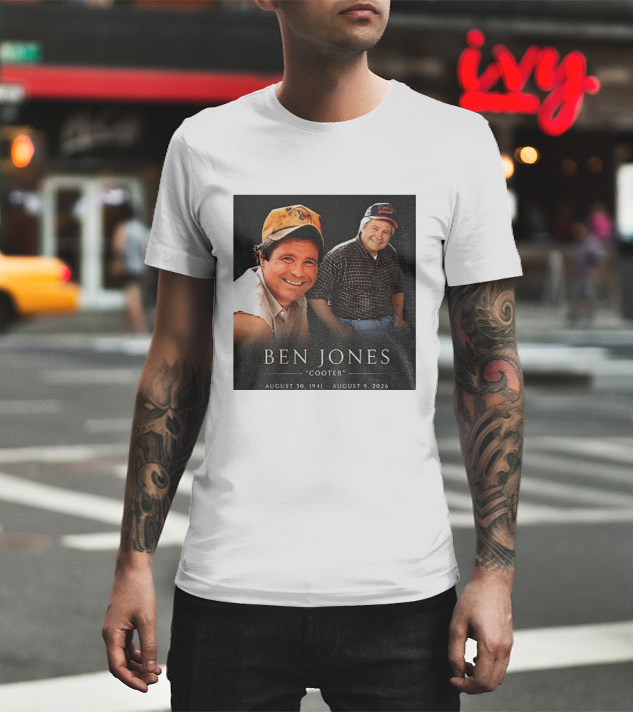 Ben Jones Cooter Memorial August 30 1941 August 9 2026 T-Shirt