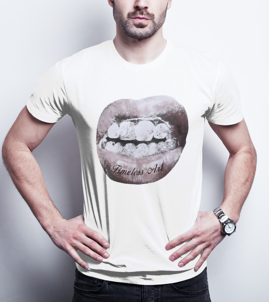 Timeless Art Grillz Lips Renaissance T-Shirt
