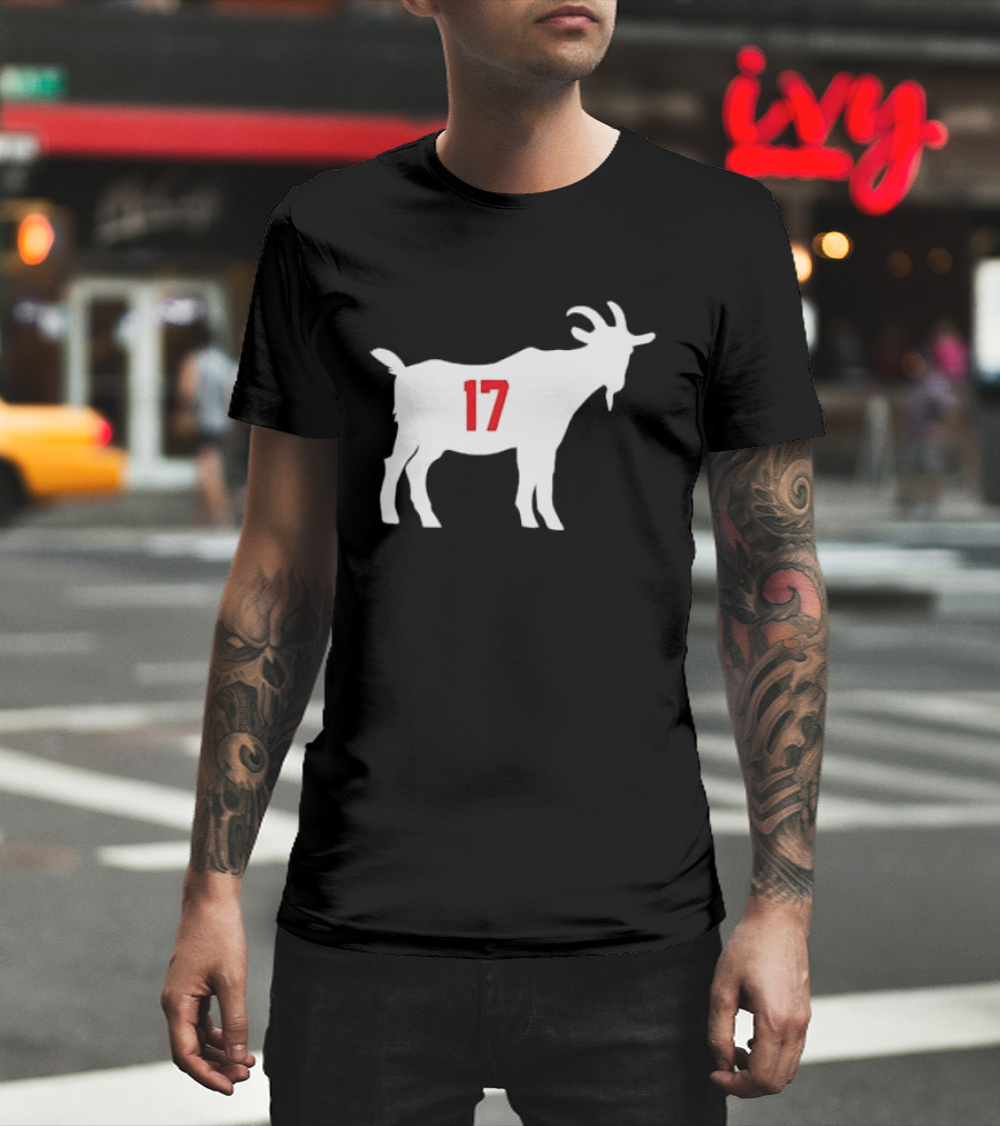 17 White Billy Goat T-Shirt