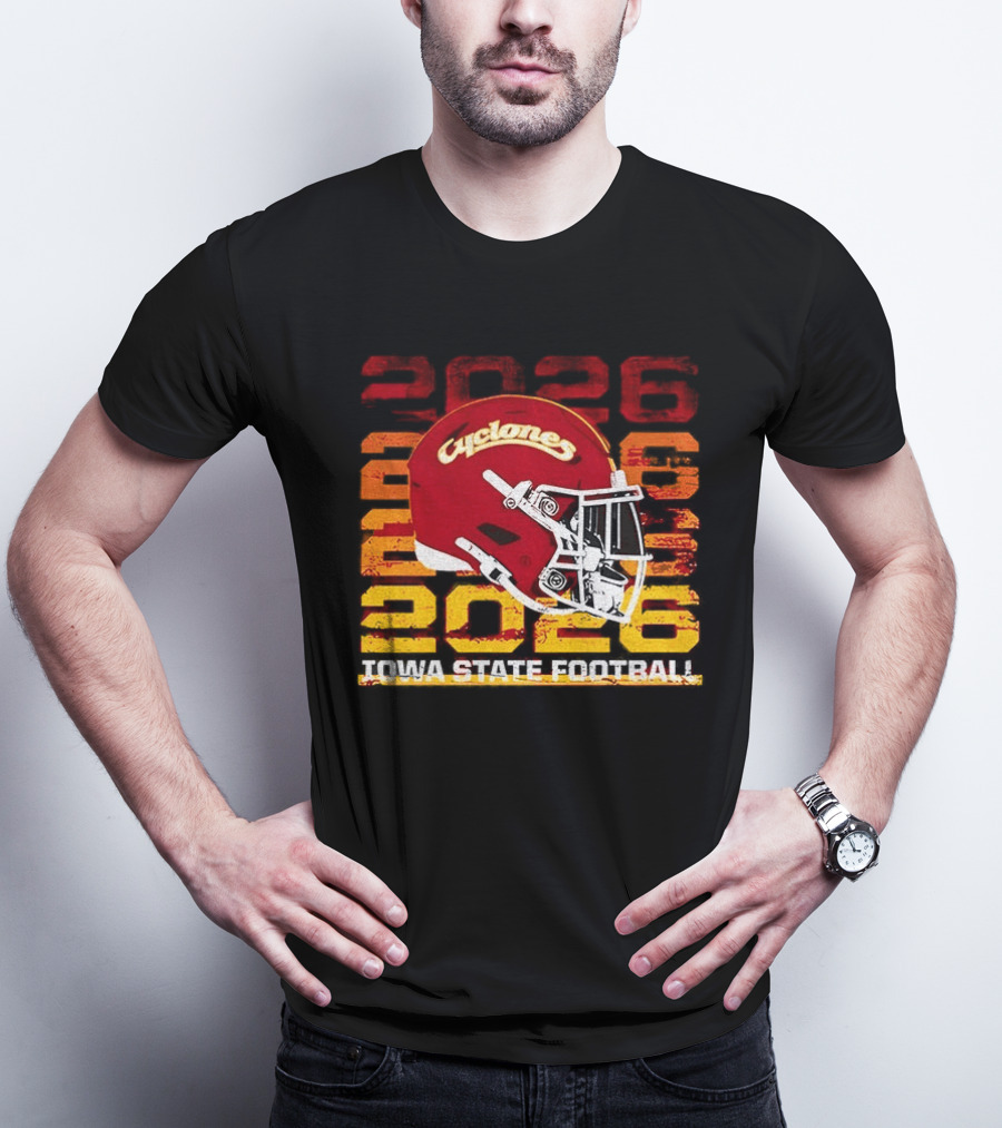 Cyclones Helmet 2026 Iowa State Football Gameday T-Shirt