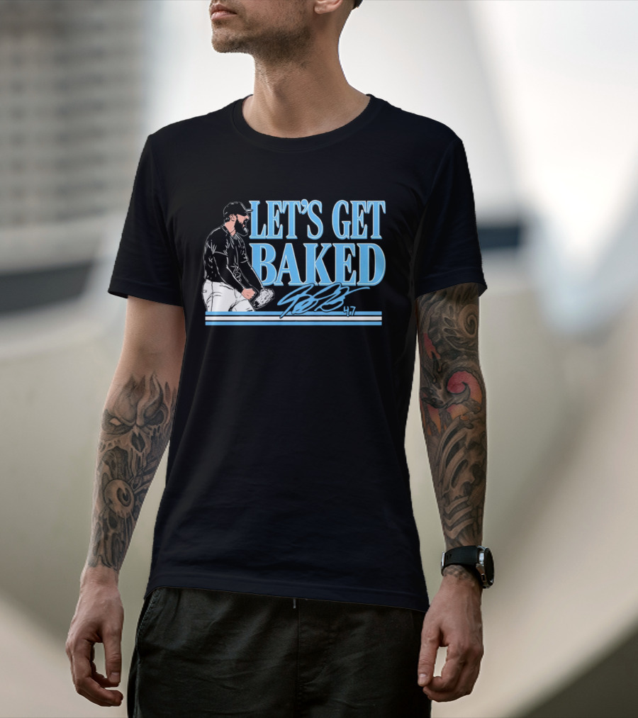 Corbin Burnes Let's Get Baked MLB Baseball Player T-Shirt