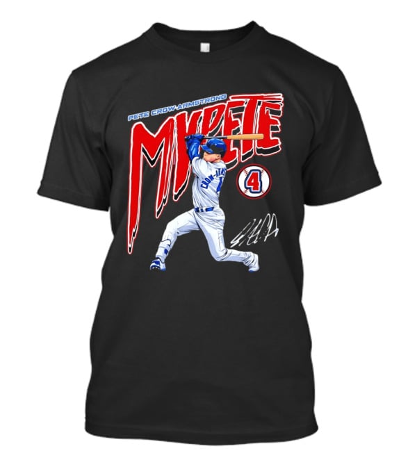Pete Crow Armstrong MVPete Chicago Cubs Baseball Number 4 T-Shirt