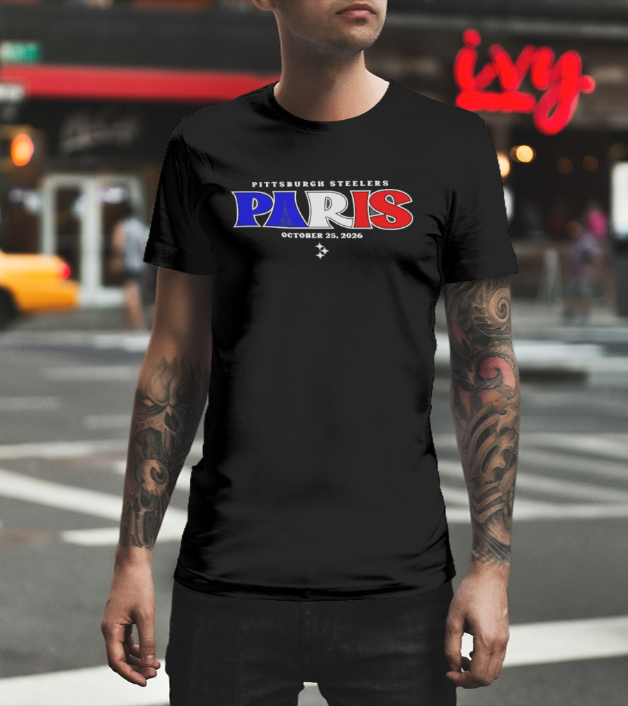 Pittsburgh Steelers Paris October 25 2026 T-Shirt