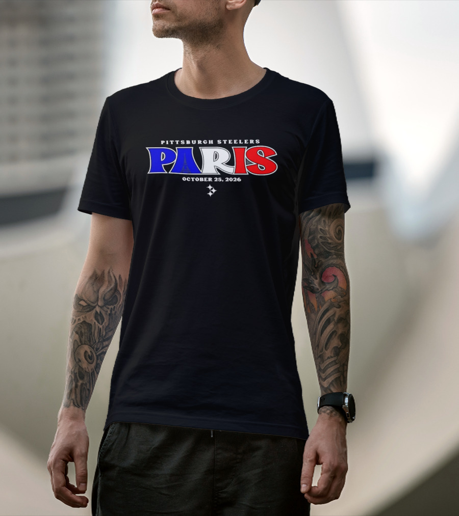 Pittsburgh Steelers Paris October 25 2026 T-Shirt