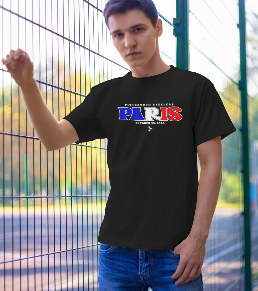 Pittsburgh Steelers Paris October 25 2026 T-Shirt