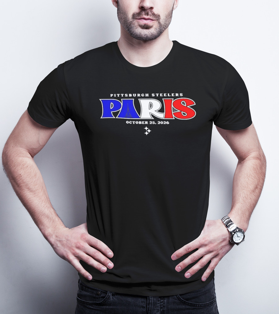Pittsburgh Steelers Paris October 25 2026 T-Shirt