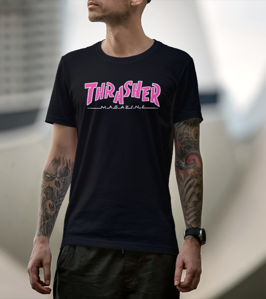 Thrasher Magazine Parra Edition Pink T-Shirt