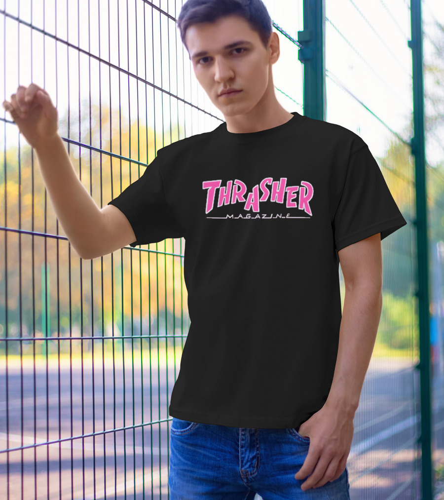 Thrasher Magazine Parra Edition Pink T-Shirt