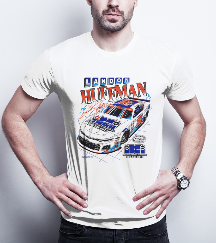 Landon Huffman 2026 Cars Tour Fully Charged Racing T-Shirt