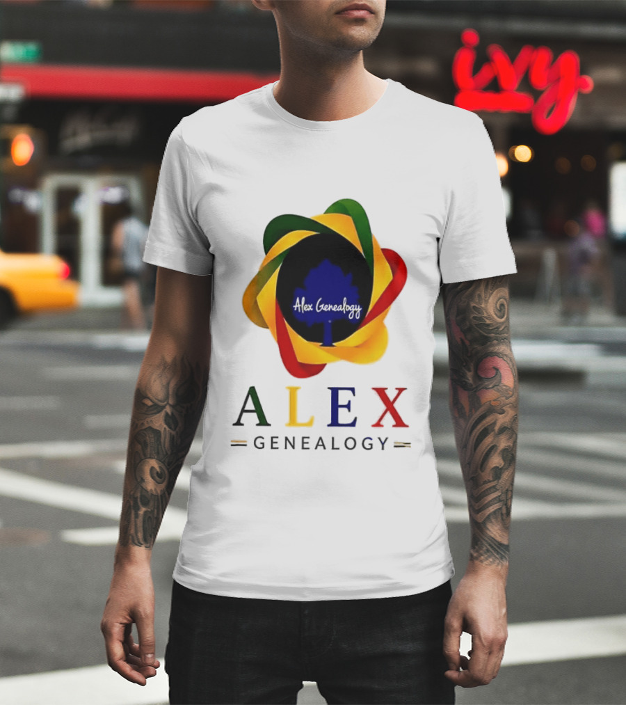 Alex Genealogy Trust Census Records More Than People Colorful Tree T-Shirt