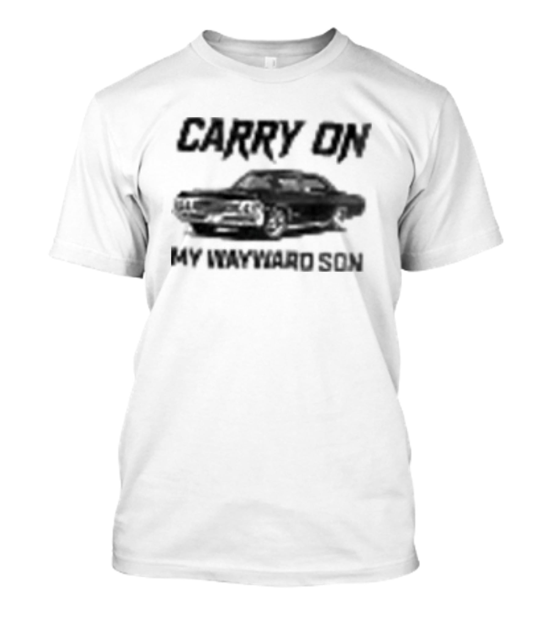 Carry On My Wayward Son Car T-Shirt