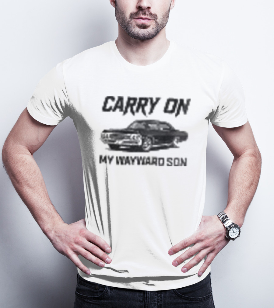 Carry On My Wayward Son Car T-Shirt