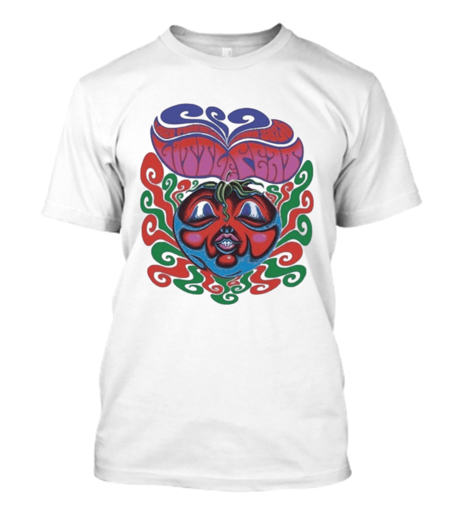 Little Feat Crystal Blue Tie Dye 2020 Cabbage Tomato T-Shirt
