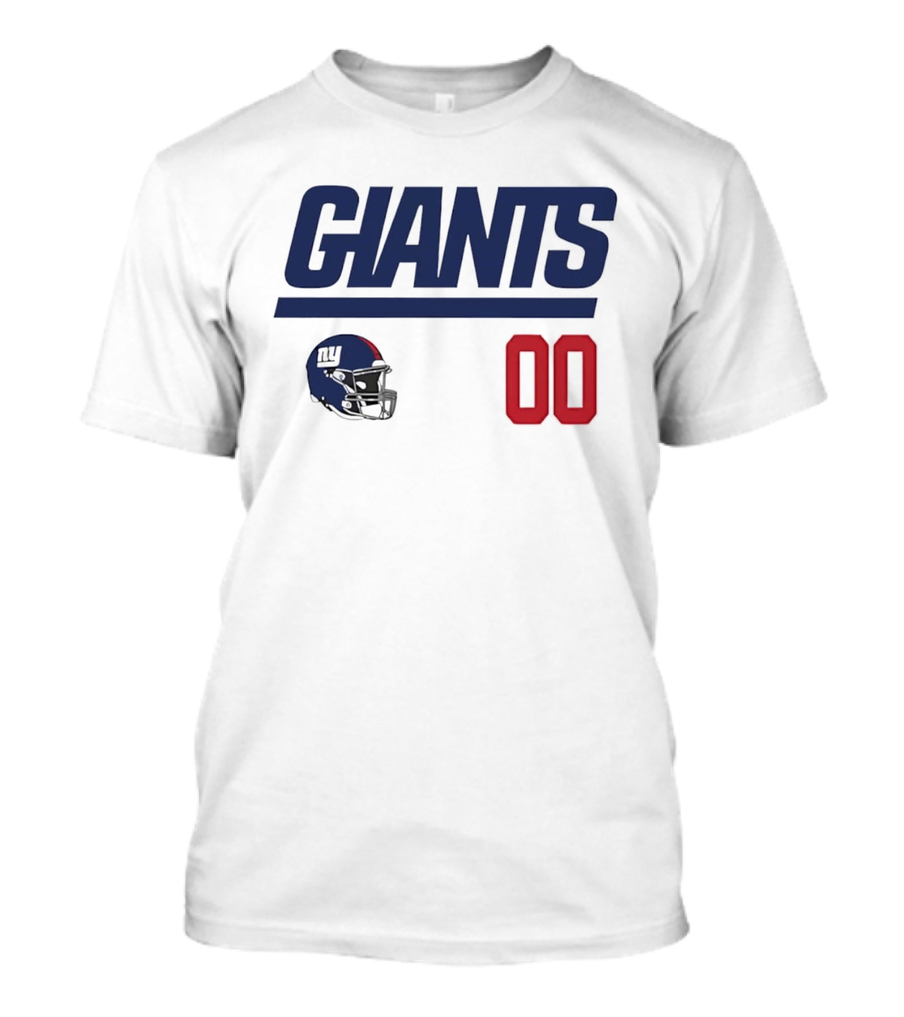 New York Giants 00 Football Helmet Giants T-Shirt