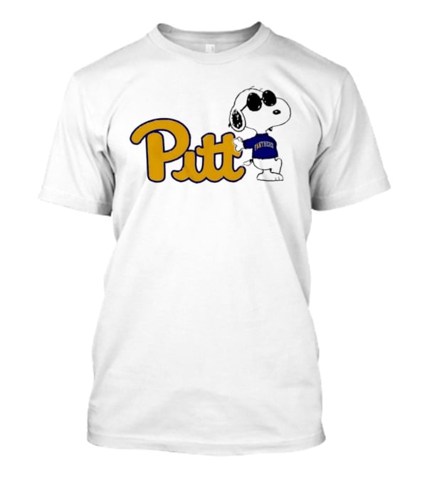 Pittsburgh Panthers NCAA Pitt Snoopy Sunglasses Cartoon T-Shirt