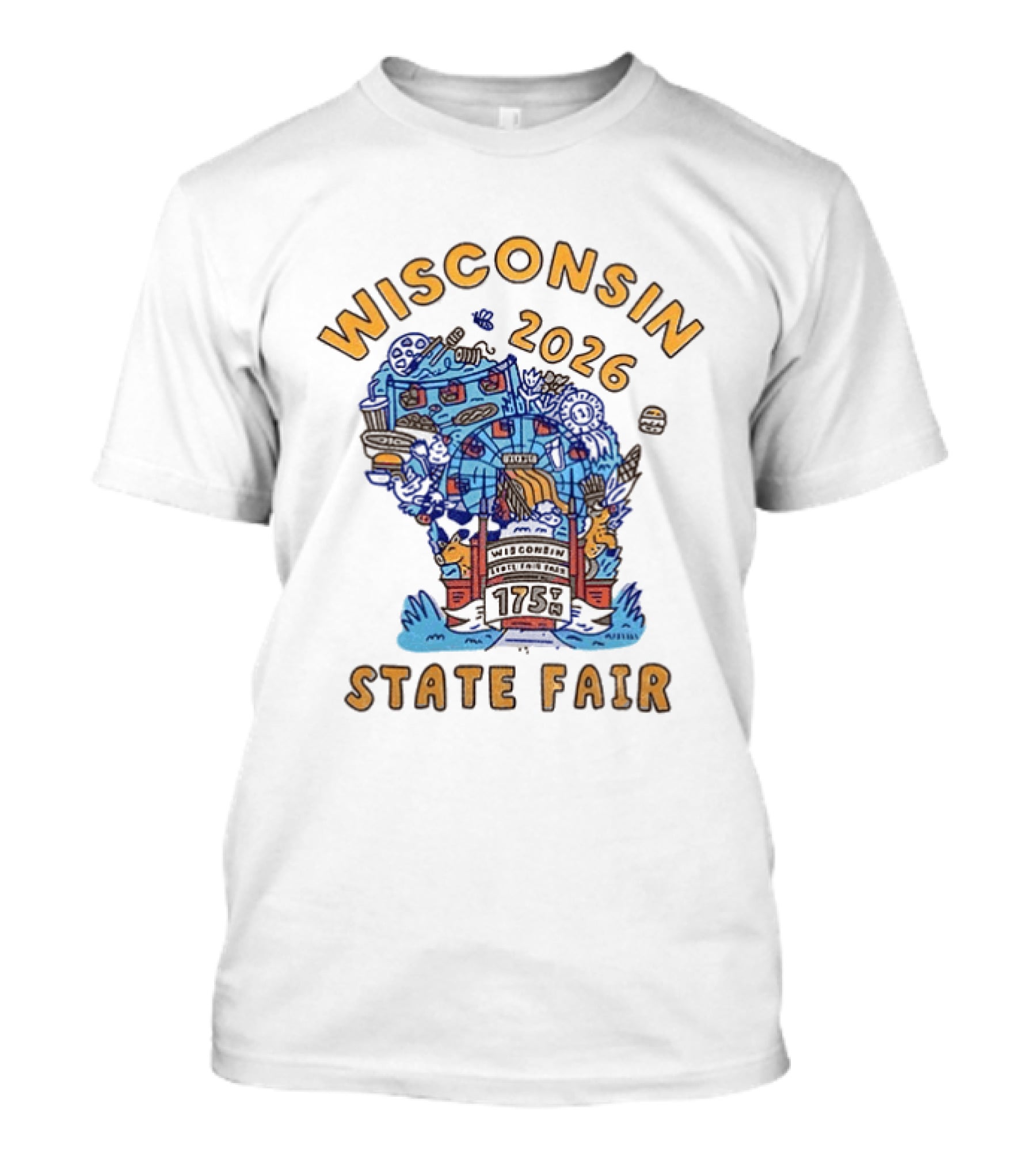 Wisconsin 2026 State Fair 175th Anniversary Celebration T-Shirt