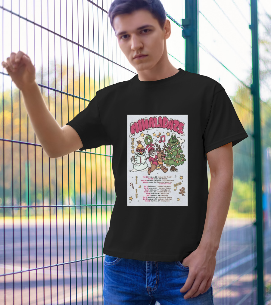 MIHALIDAZE 2026 Tour Solo Band Dates T-Shirt