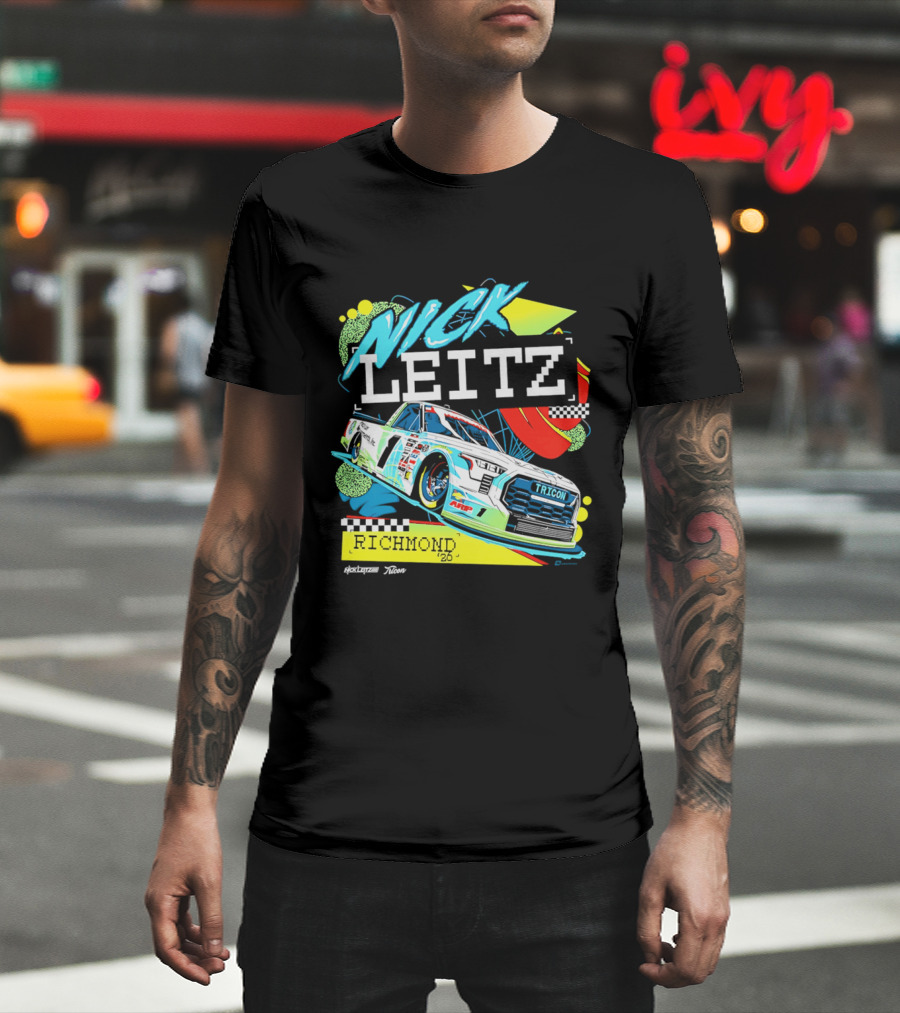 Nick Leitz Richmond NC Tricon Truck Series 2026 Racing T-Shirt