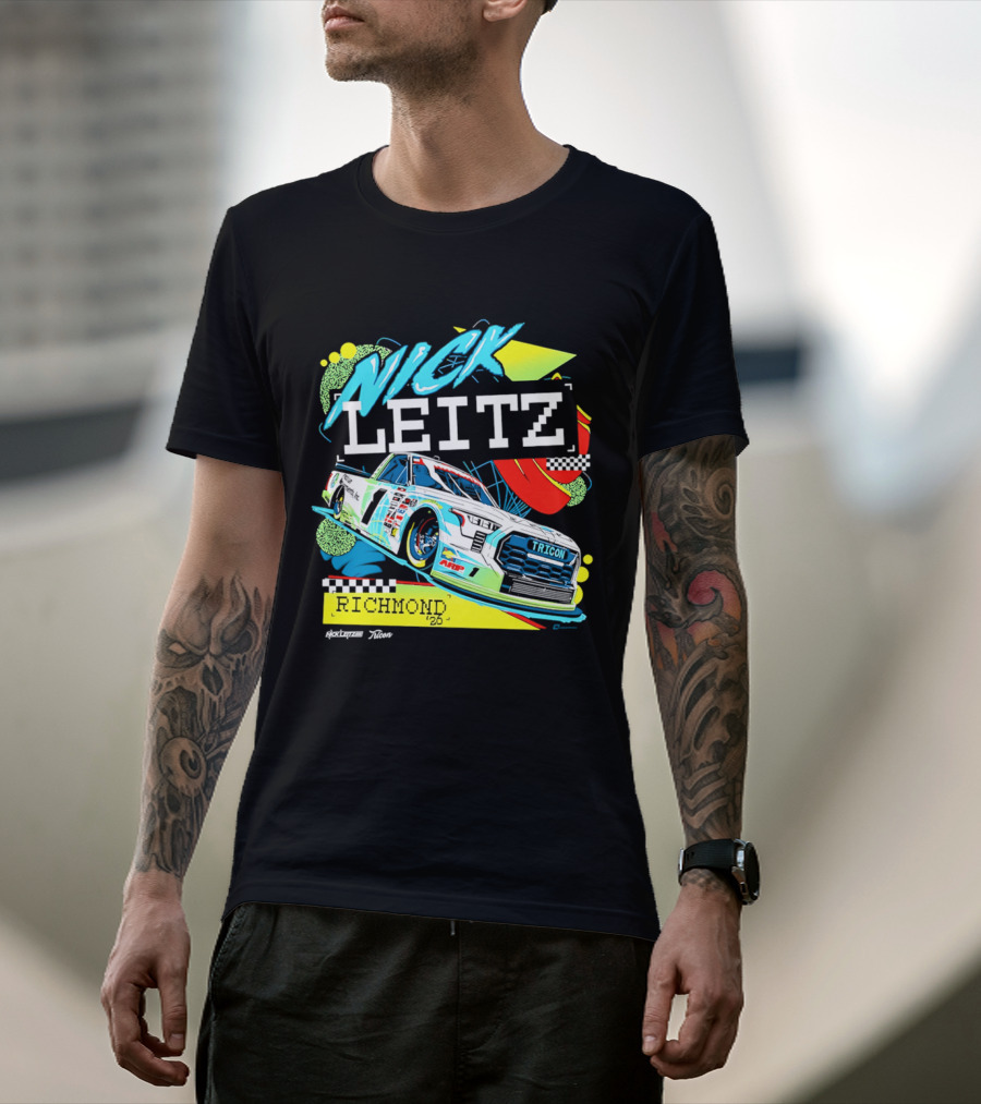 Nick Leitz Richmond NC Tricon Truck Series 2026 Racing T-Shirt