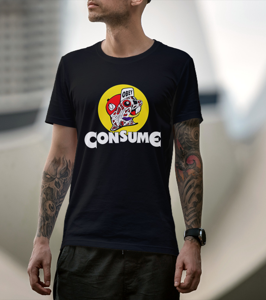 Obey Consume Beaver Streetwear Hip Hop T-Shirt