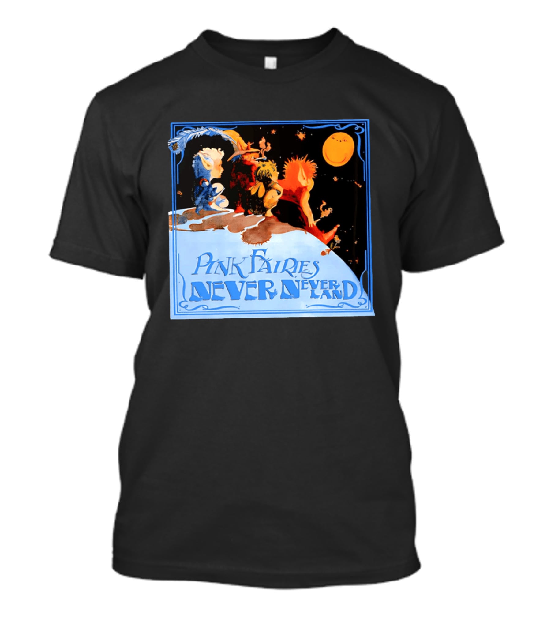 Pink Fairies Never Never Land Vintage Fantasy T-Shirt
