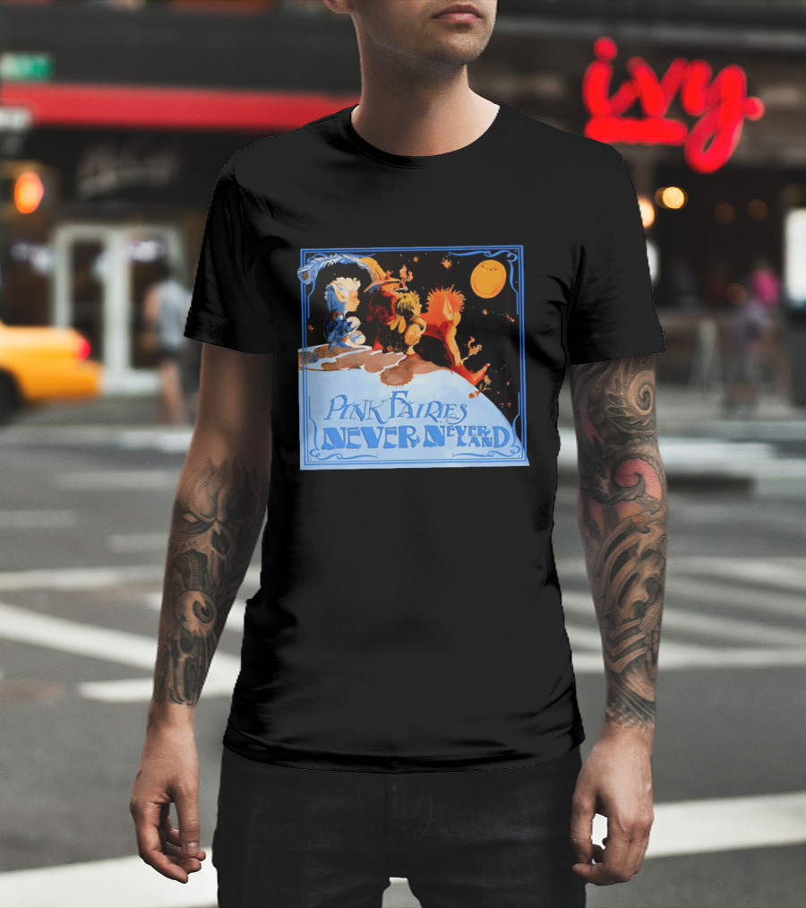 Pink Fairies Never Never Land Vintage Fantasy T-Shirt