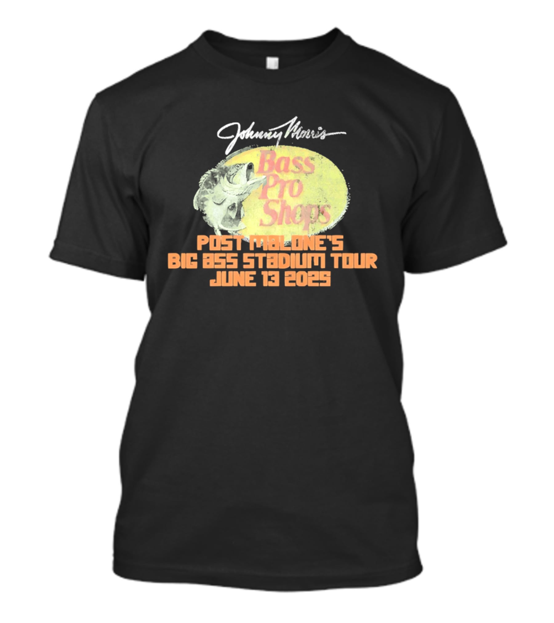 Johnny Morris Bass Pro Shops Post Malone's Big Ass Stadium Tour June 13 2025 T-Shirt
