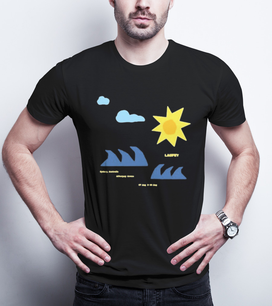 Sydney Australia Opera House Laufey Event Sun & Clouds T-Shirt