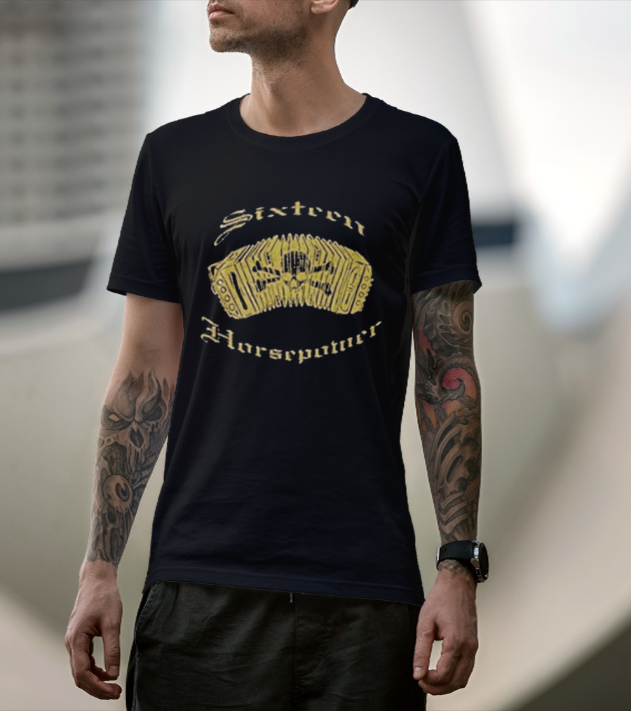 Sixteen Horsepower Yellow Accordion T-Shirt