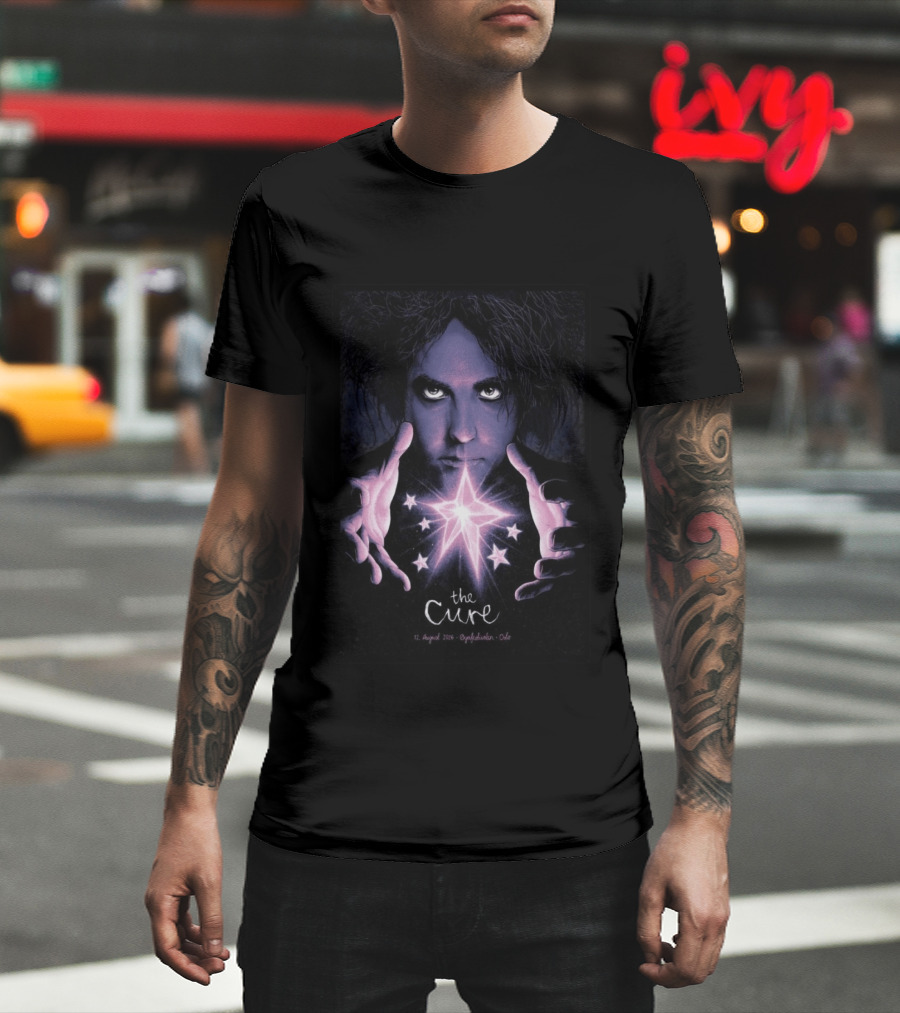 The Cure 12 August 2026 Oslo Enchanting Starry Night T-Shirt