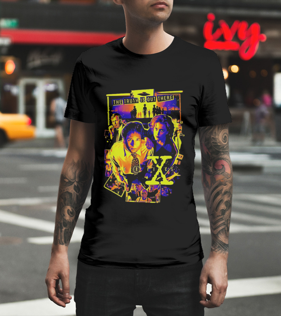 The Truth Is Out There The X Files Mulder Scully 90s TV Series T-Shirt
