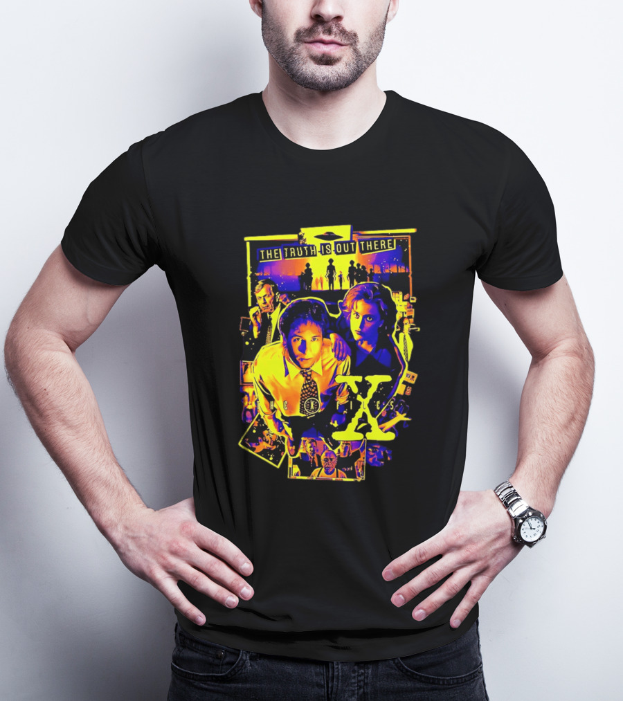 The Truth Is Out There The X Files Mulder Scully 90s TV Series T-Shirt