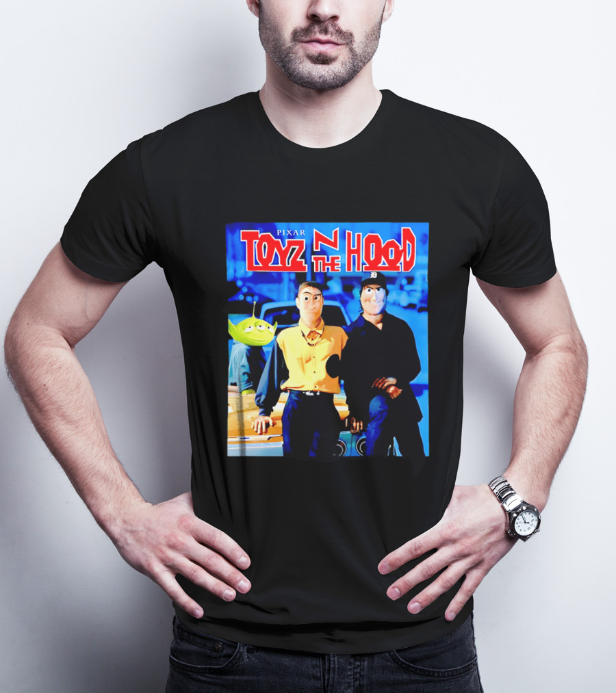 Pixar Toyz N The Hood Parody Toy Story Characters T-Shirt