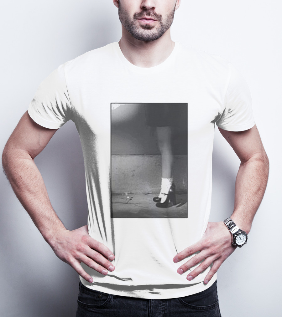 Ariana Grande Petal In The Pavement Vintage Aesthetic Monochrome T-Shirt