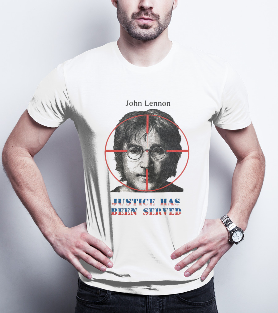John Lennon Justice Has Been Served Crosshair Target T-Shirt
