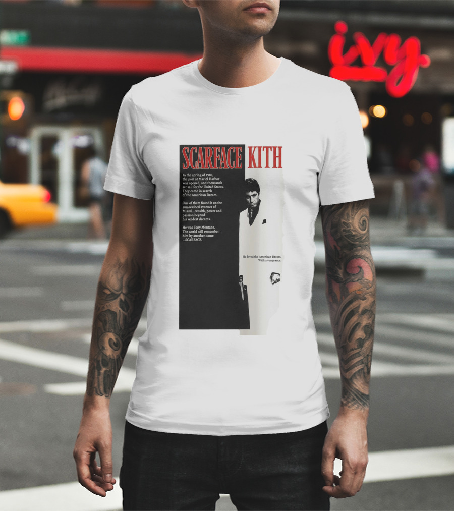 Scarface Kith Tony Montana American Dream 1980 T-Shirt