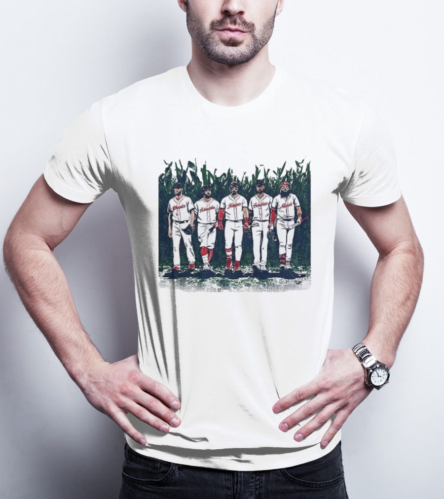 Iowa Cornfield Philadelphia Phillies Baseball Is This Heaven T-Shirt