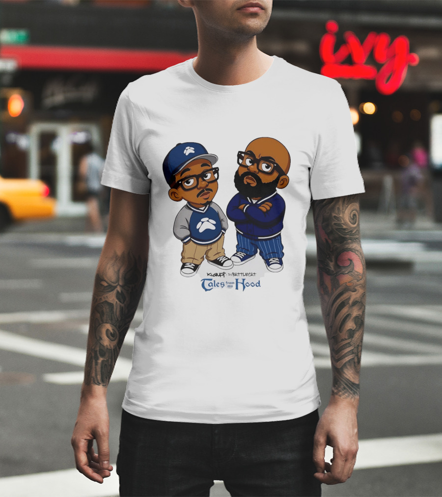 Kurupt DJ Battlecat Tales From My Hood Characters T-Shirt