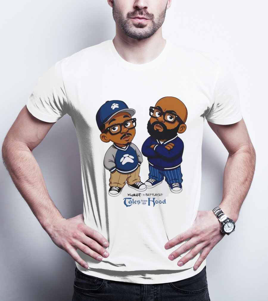 Kurupt DJ Battlecat Tales From My Hood Characters T-Shirt
