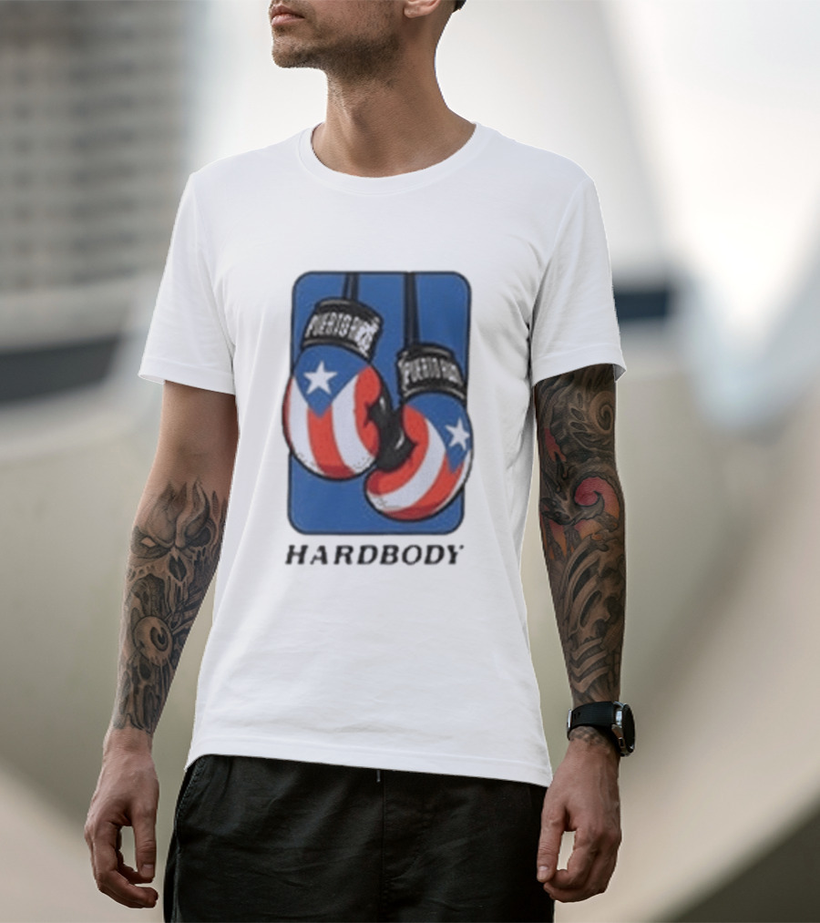 Passportal Hardbody Puerto Rican Boxing Gloves T-Shirt