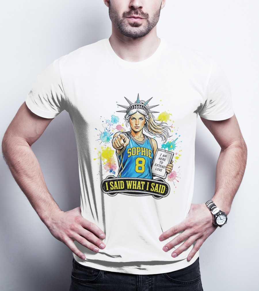 Sophie Cunningham Liberty Number 8 Jersey I Said What I Said Extend Love T-Shirt