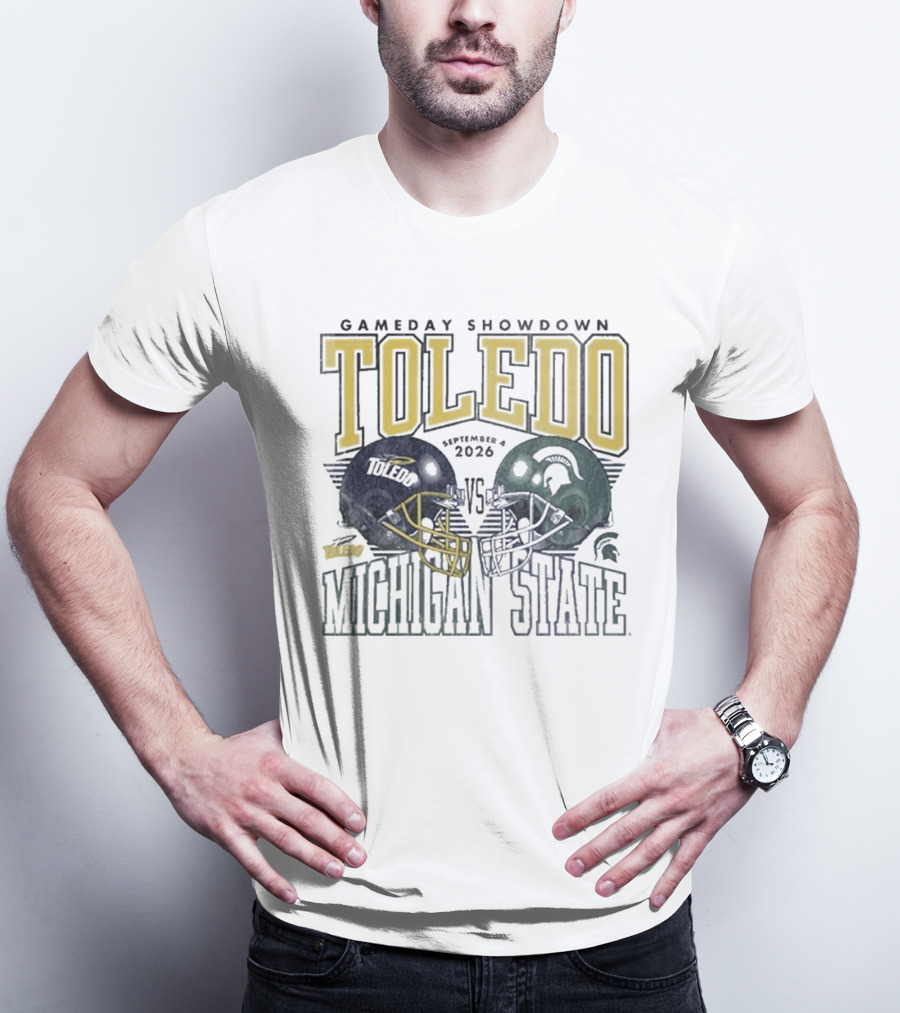 Toledo Rockets Michigan State Spartans Gameday Showdown September 4 2026 T-Shirt