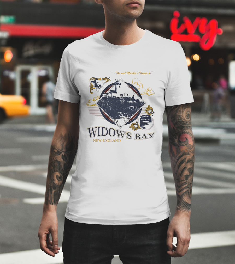 Widow's Bay New England The Next Maine's Vineyard Mysterious Island T-Shirt